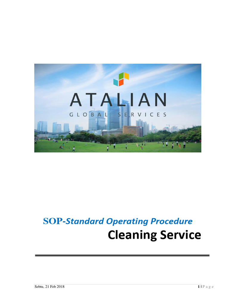 SOP AGS Basic Housekeeping - NS-1 | PDF