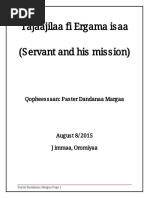 Hiikkaa Macaafa Qulqulluu Hermeneutics | PDF