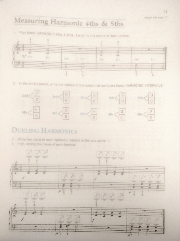 Measuring Melodic 4ths & 5ths | PDF | Melody | Music Theory