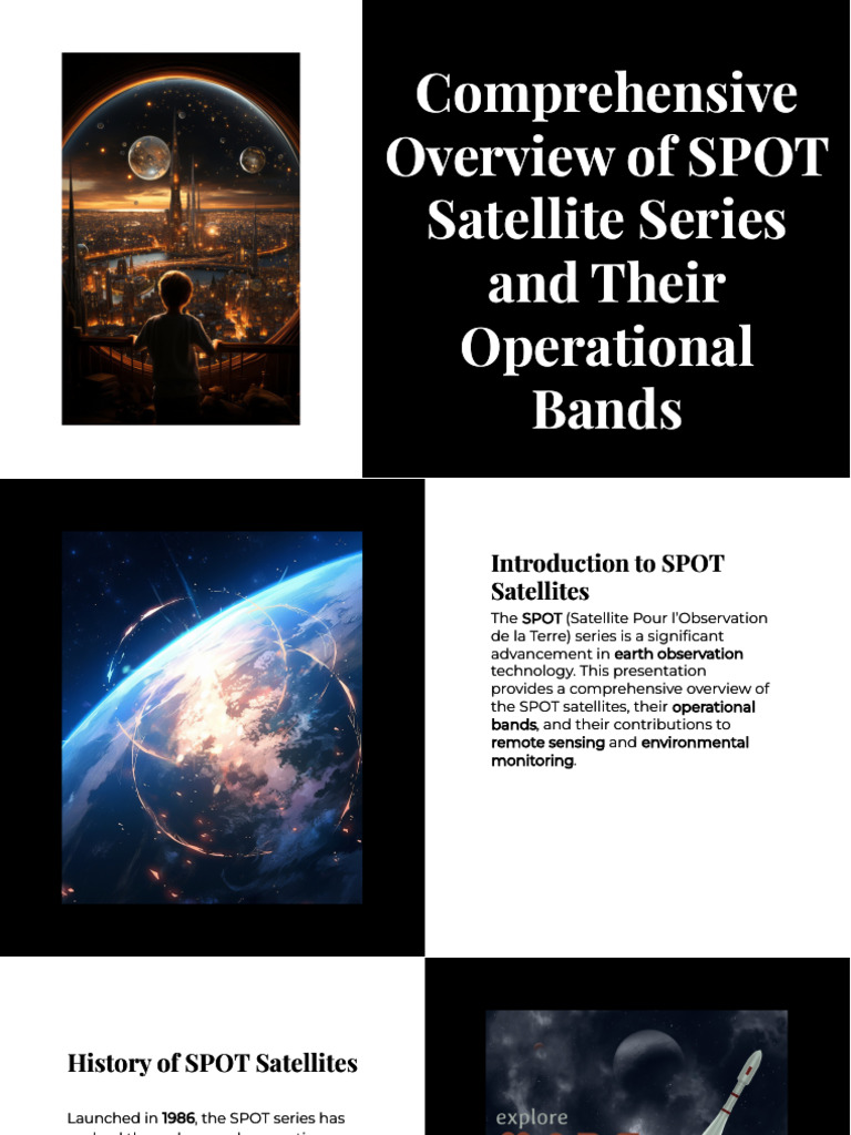 Wepik Comprehensive Overview of Spot Satellite Series and Their Operational Bands ...