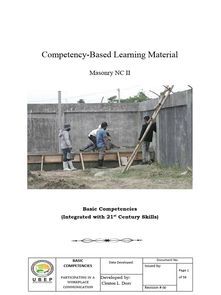 Basic - UC - 1 - Participate in Workplace Problems | PDF | Communication | Human Communication