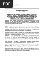 Resolution On Adoption of Road Clearing Ordinance | PDF | Philippines | Justice