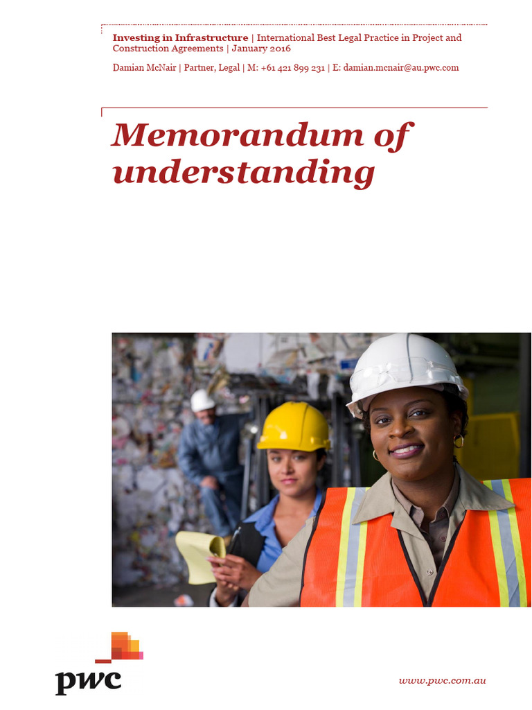 PWC Iif 39 Memorandum Feb16 3 | PDF | Memorandum Of Understanding ...