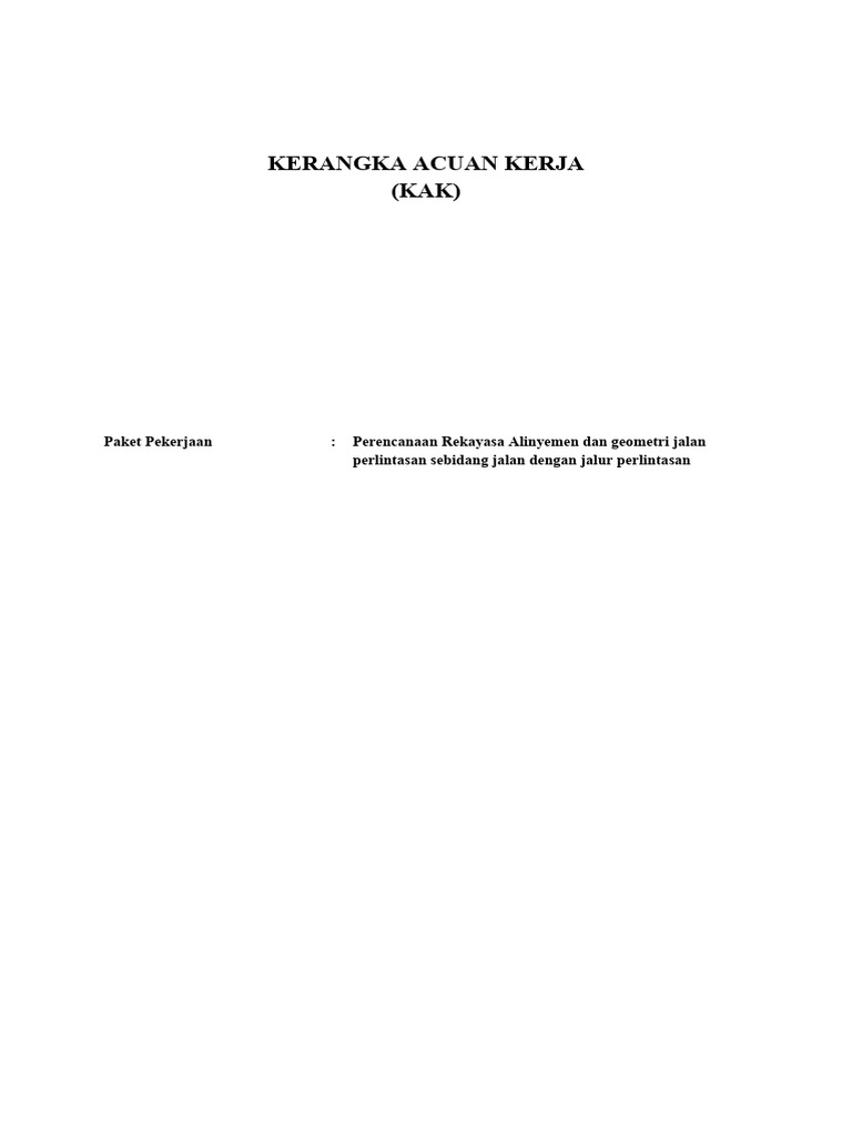 Rencana Keselamatan Perlintasan Sebidang | PDF