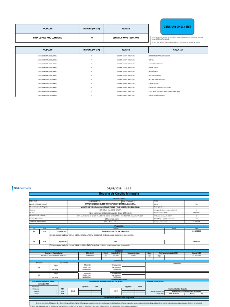 1 OTROS (Rep.Credito, EECC, Fotos del negocio, Lic.Func,Contrato de Alquiler, voucher de pago ...
