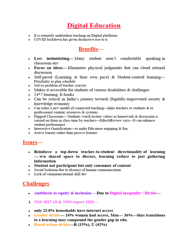 Digital Education | PDF | Educational Technology | Learning