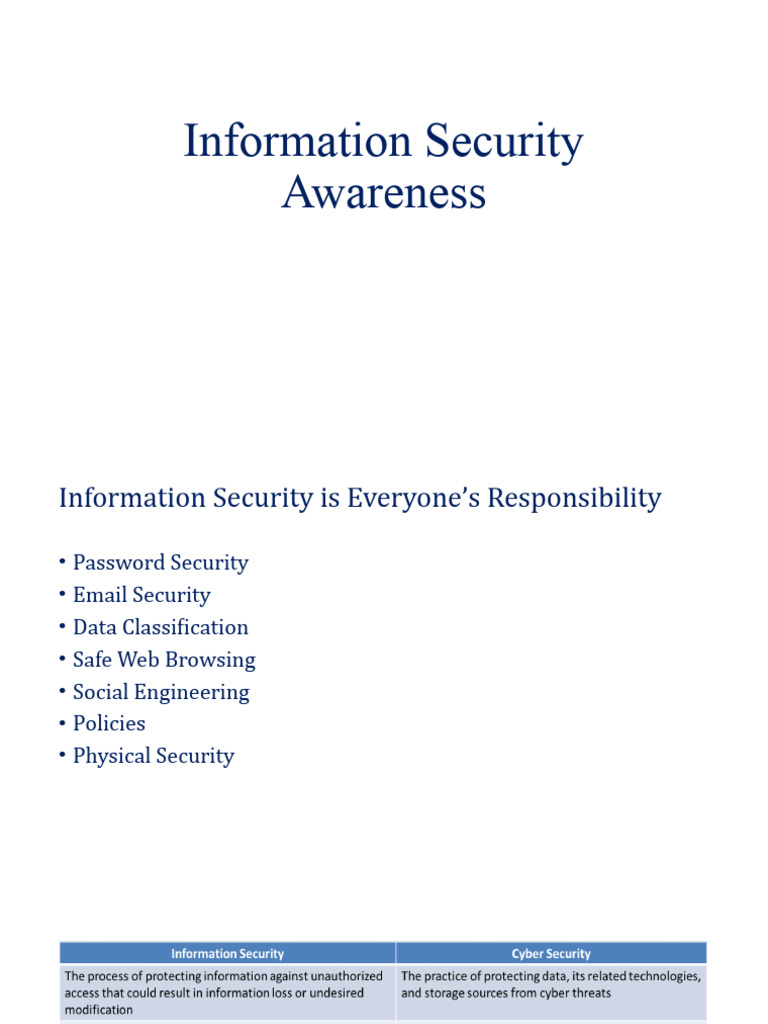 Information Security | PDF | Security | Computer Security