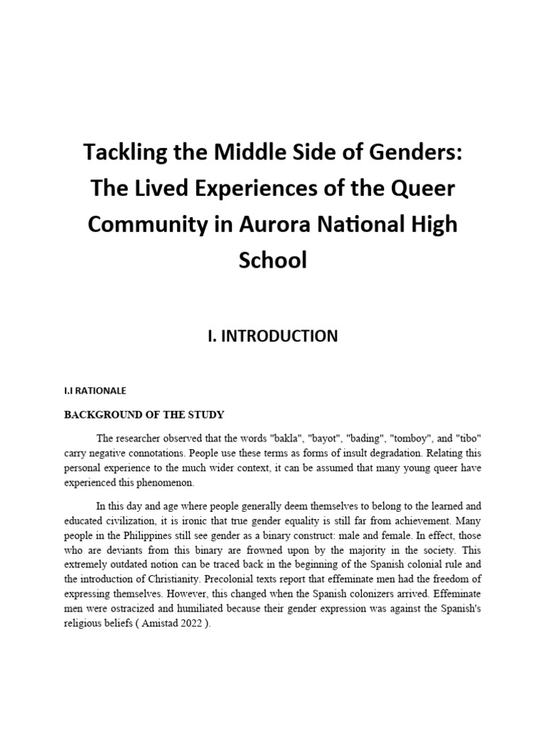 Introduction (1) | PDF | Lgbt | LGBTQIA+ Studies