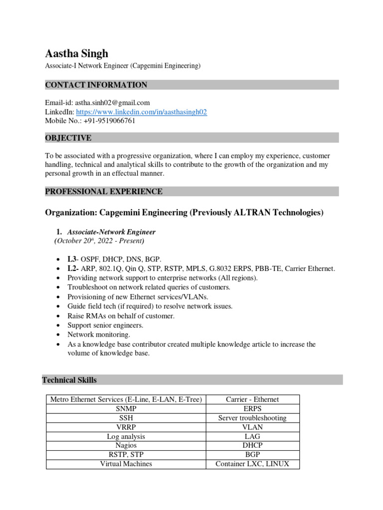 Aastha Singh | PDF | Computer Networking | Computing