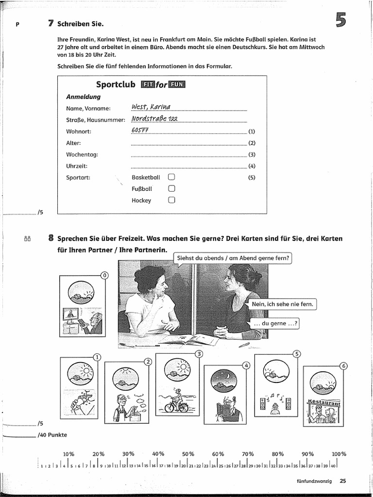 A1 - Linie 1 Testheft-26 | PDF
