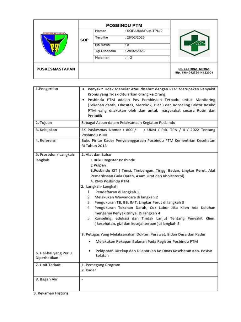 Sop Program 2023 | PDF
