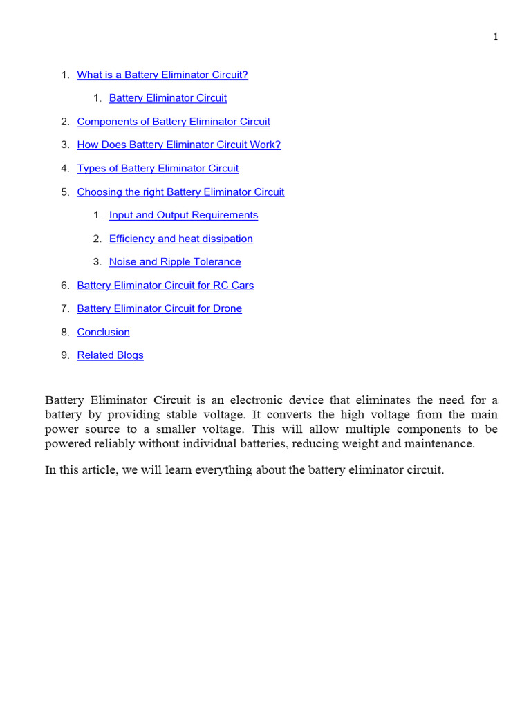 BEC | PDF | Rectifier | Direct Current