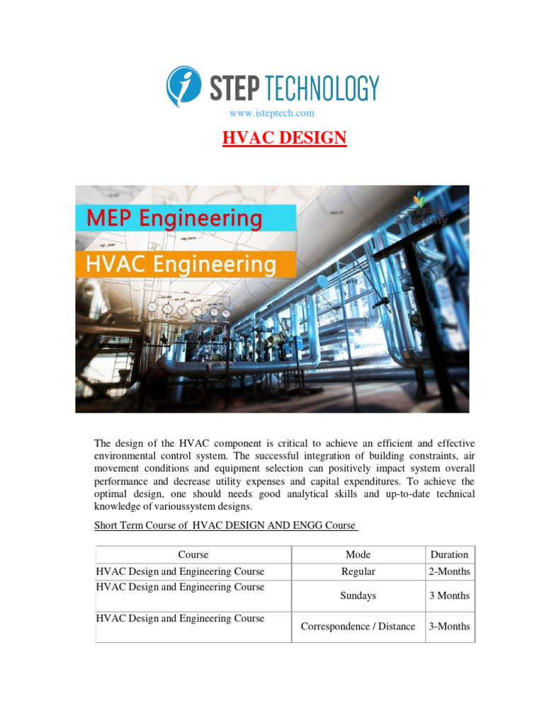 HVAC Design | PDF | Technology & Engineering