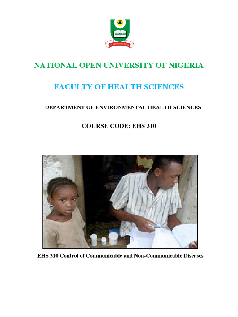 Control of Diseases in Nigeria: EHS 310 | PDF | Infection | Preventive ...