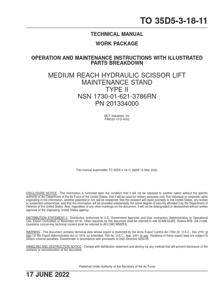 TO 35D5-3-18-11 IPB B-5 Model Nou T4301 | PDF | Dangerous Goods ...