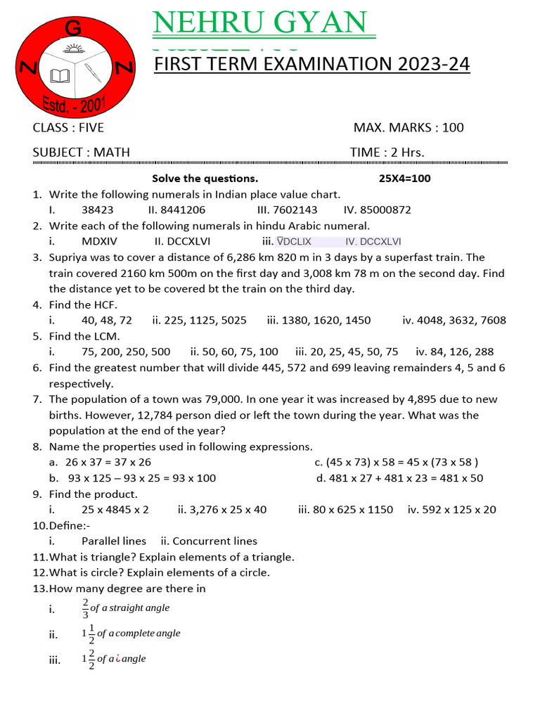 5 math 23 | PDF | Triangle | Mathematics