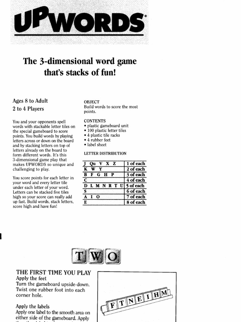 Upwords | PDF