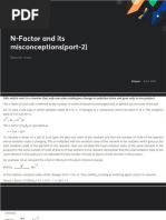 N-Factor Formulas Summary | PDF