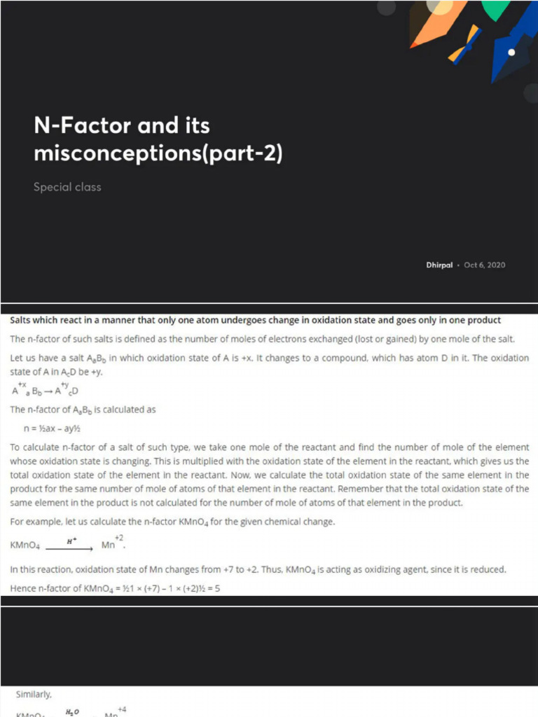 NFactor and Its Misconceptionspart2 No Anno | PDF