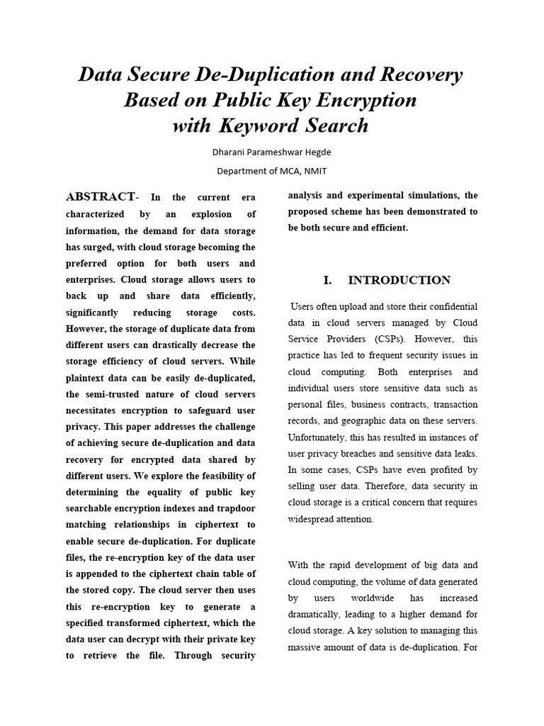 Research_Paper | PDF | Encryption | Cloud Computing