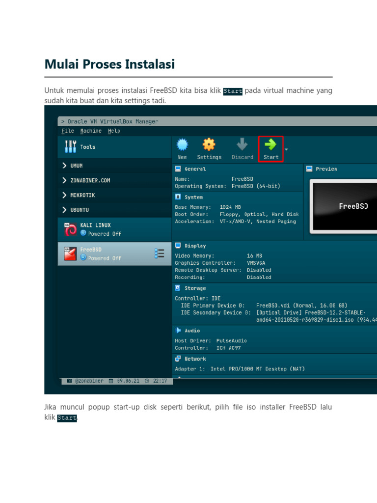 Instalasi FreeBsd | PDF