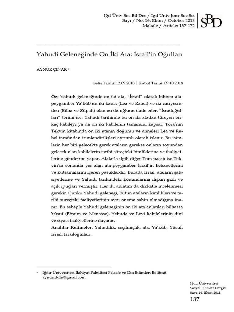 Musevilik Ve Kabileler | PDF