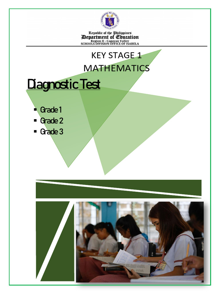 Math Key Stage 1 Diagnostic Test | PDF | Subtraction | Multiplication