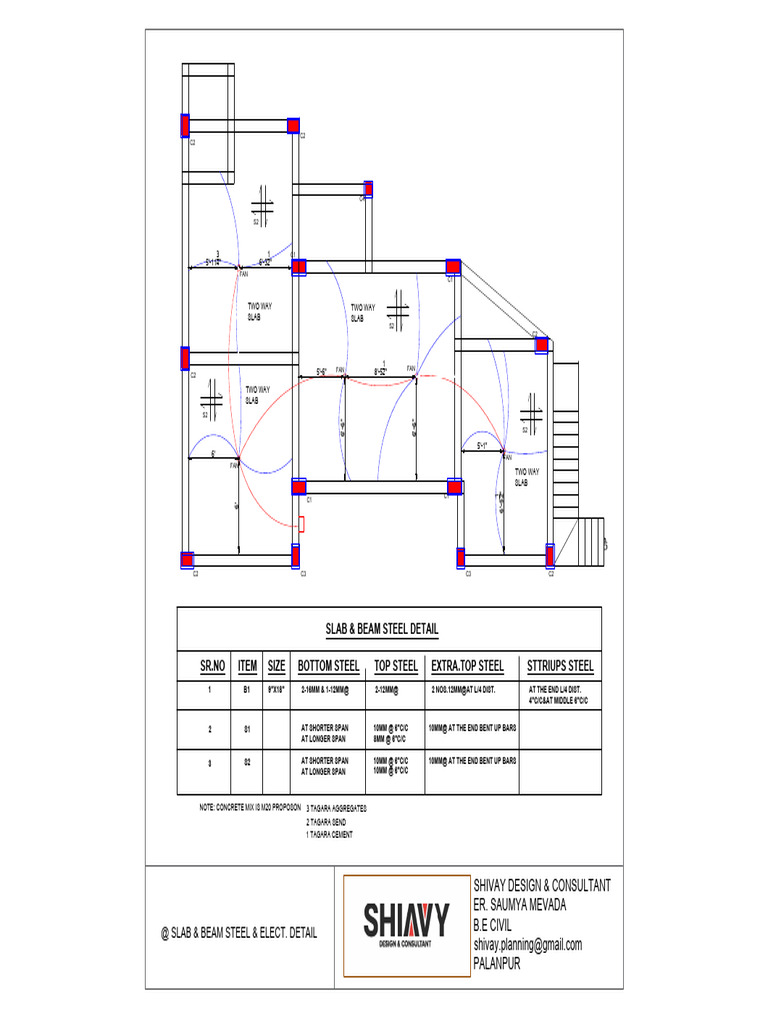 @slab & Beam Deatail & Elect - DWG | PDF | Structural Engineering | Building Technology
