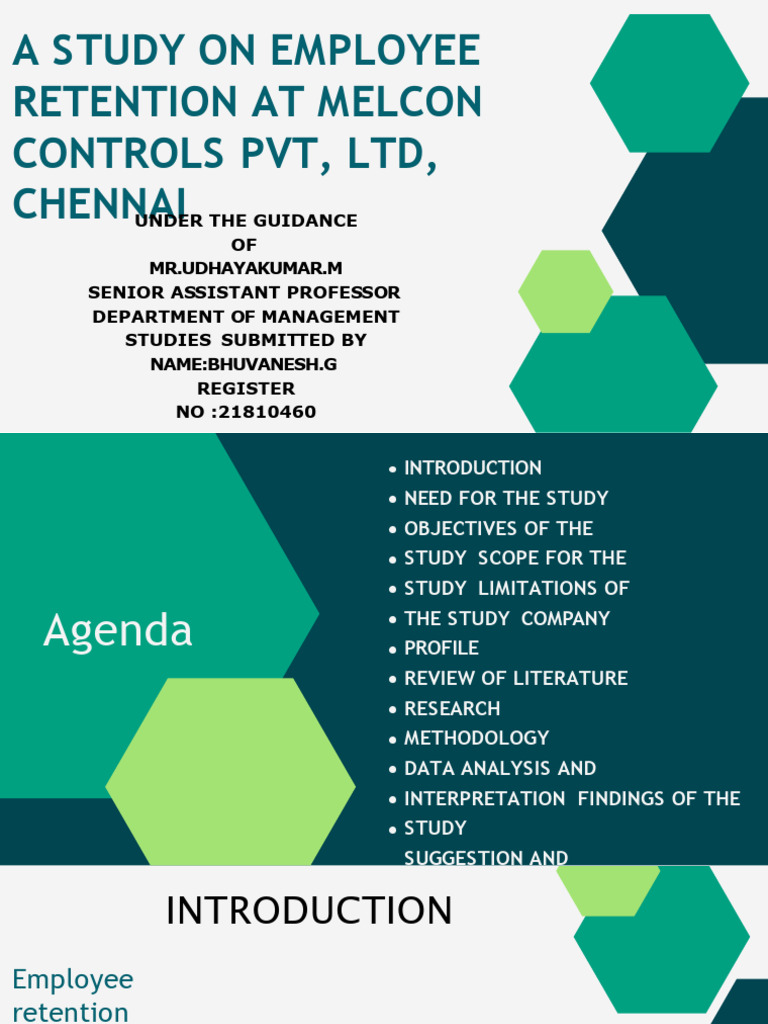 Employee Retention Study at Melcon | PDF | Employee Retention | Human ...