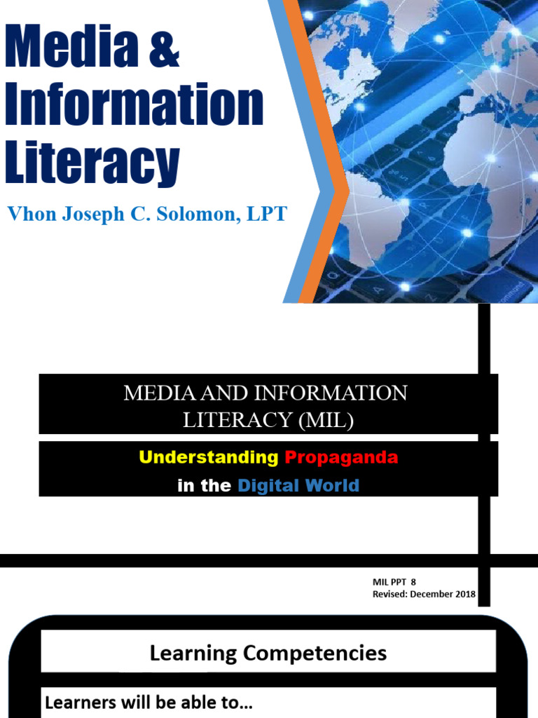 MIL 8 - Types of Media (Part 3)- Understanding Propaganda in the ...