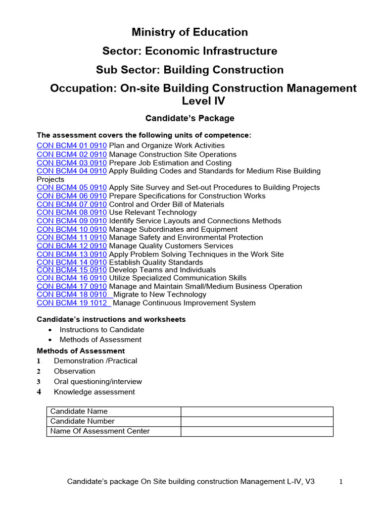 Coc Level | PDF | Masonry | Electrical Connector