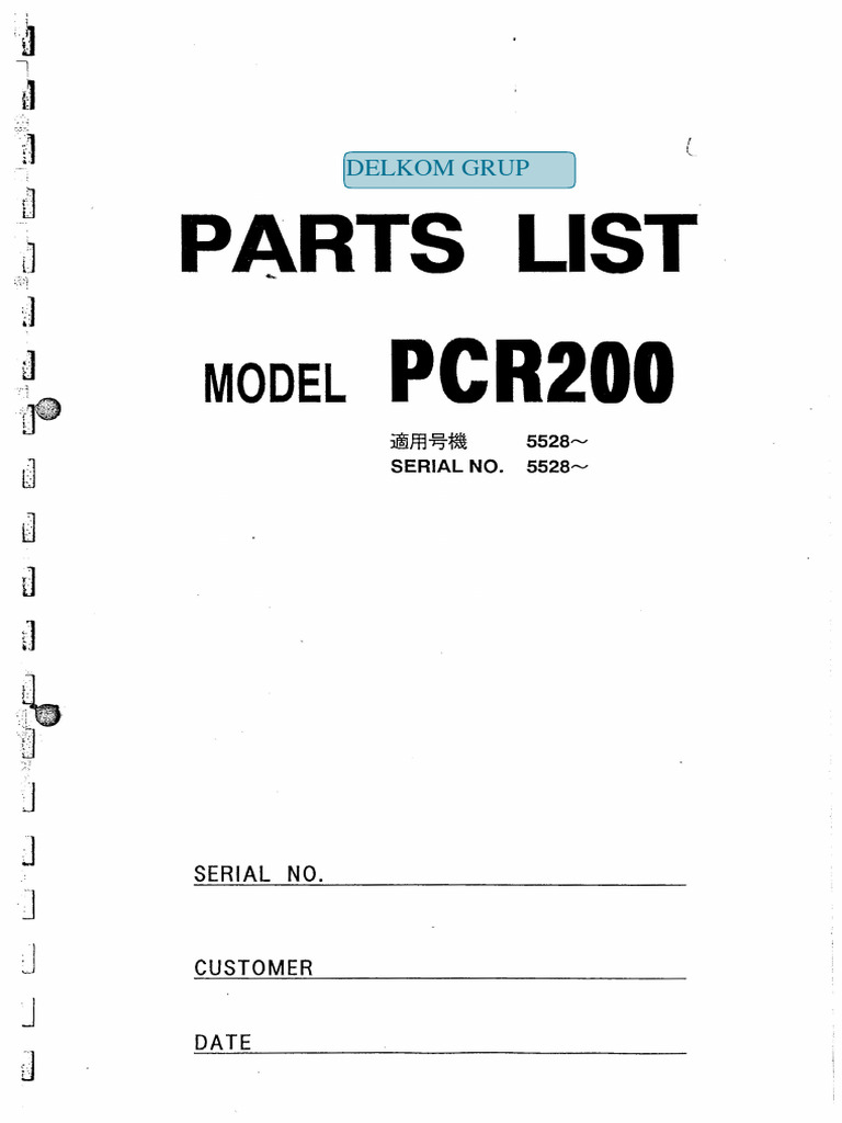 PCR 200 Seri̇si̇ | PDF | Engines | Engine Technology