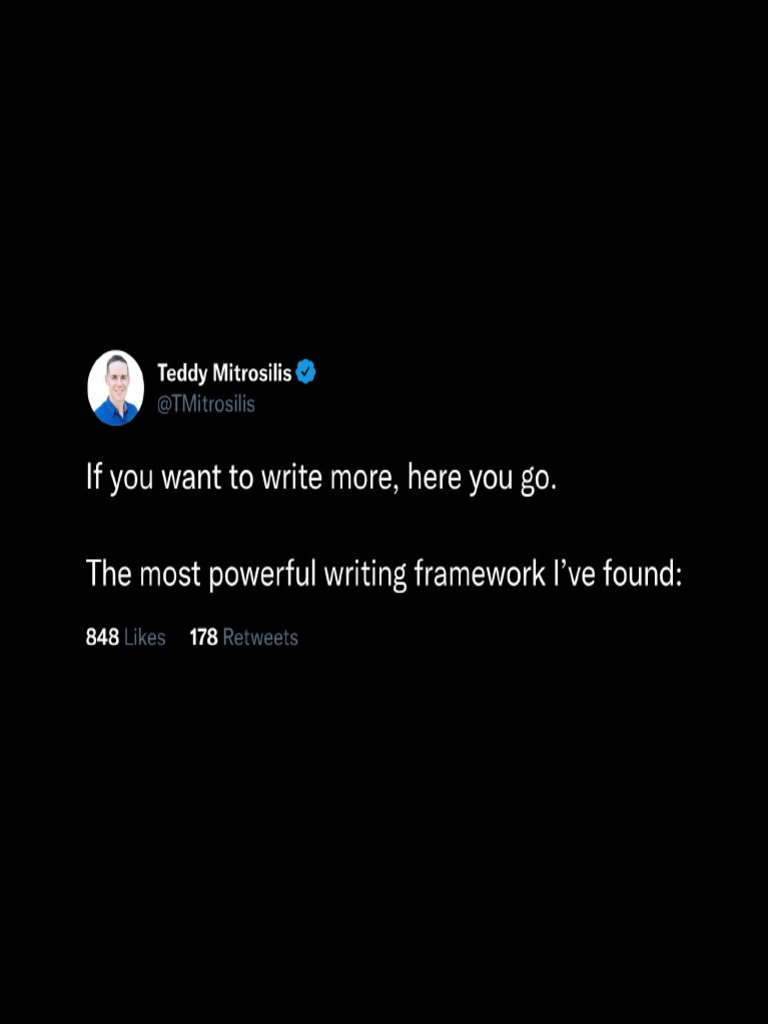 My Favorite Writing Framework 1670744109 | PDF