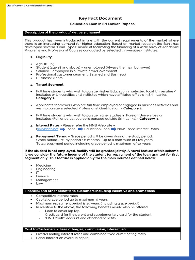 kfd-education-loan | PDF | Loans | Student Loan