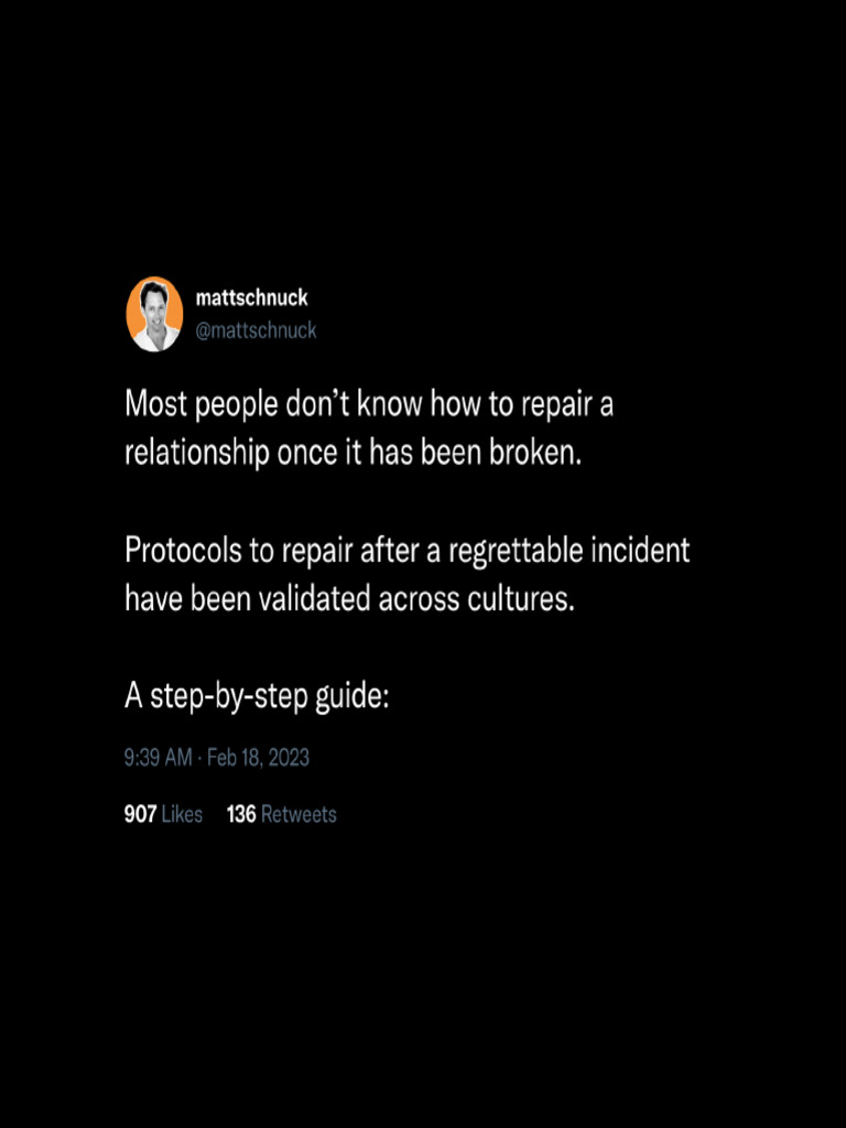 Step by Step Guide To Repairing A Relationship 1677011662 | PDF