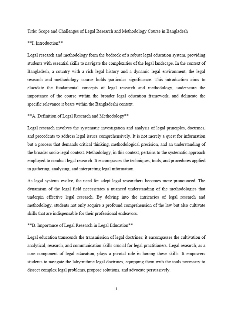 Research Methodology | PDF | Methodology | Critical Thinking