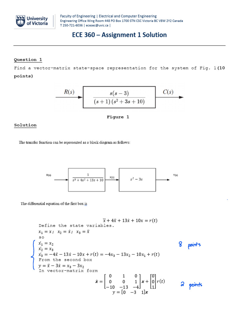 Assignment 1 Solution | PDF | Mathematical Objects | Electrical Engineering Assignment 1 Solution | PDF | Mathematical Objects | Electrical Engineering
