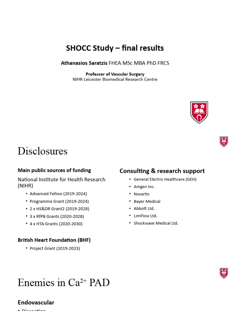 SHOCC and ShockWave Consensus AIPT | PDF | Medical Specialties ...