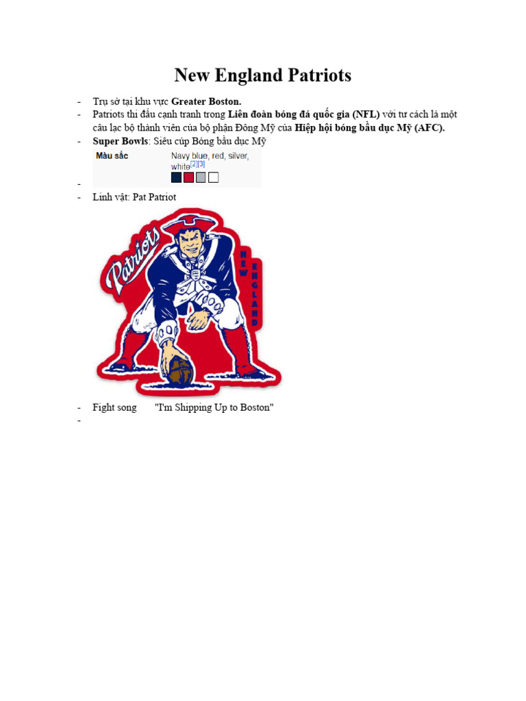 New England Patriots | PDF