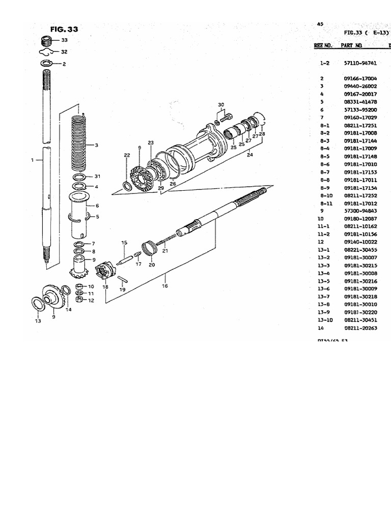 DT65 Getriebe ExplZeichng | PDF