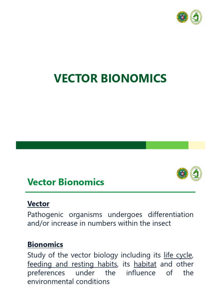 06 Vector Bionomics | PDF | Mosquito | Insects