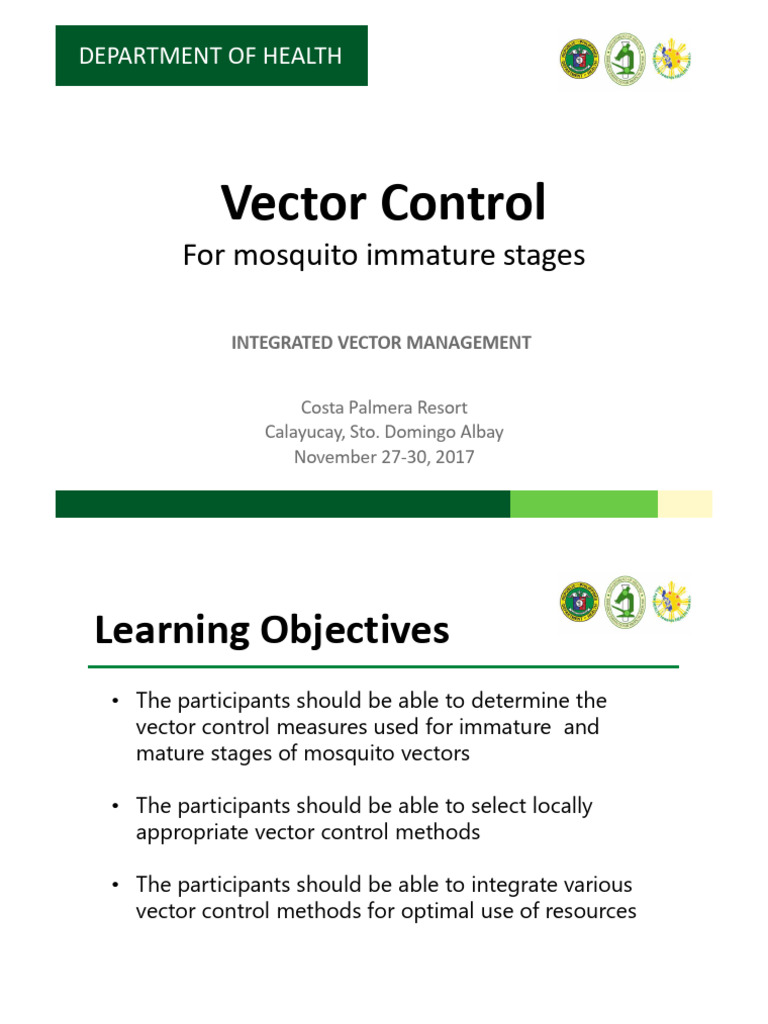 12e Vector Control | PDF | Mosquito | Biological Pest Control