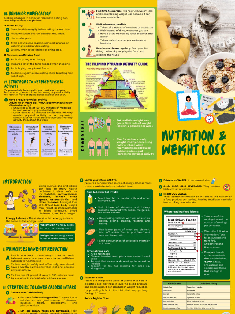 Weight Loss Strategies and Tips | PDF | Fat | Weight Loss