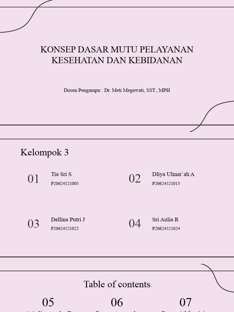 Kel 3 Manajemen Mutu Pelayanan | PDF