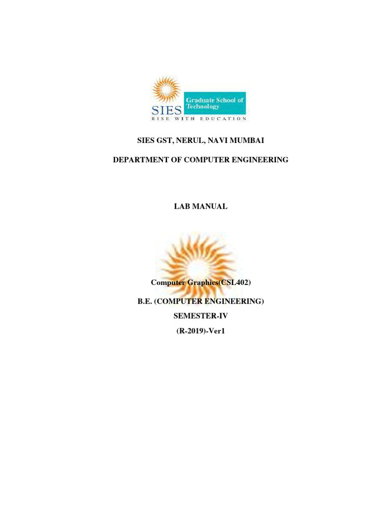 Lab Manual - CG .PDF Filename - Lab Manual - CG | PDF | Engineering | 2 ...