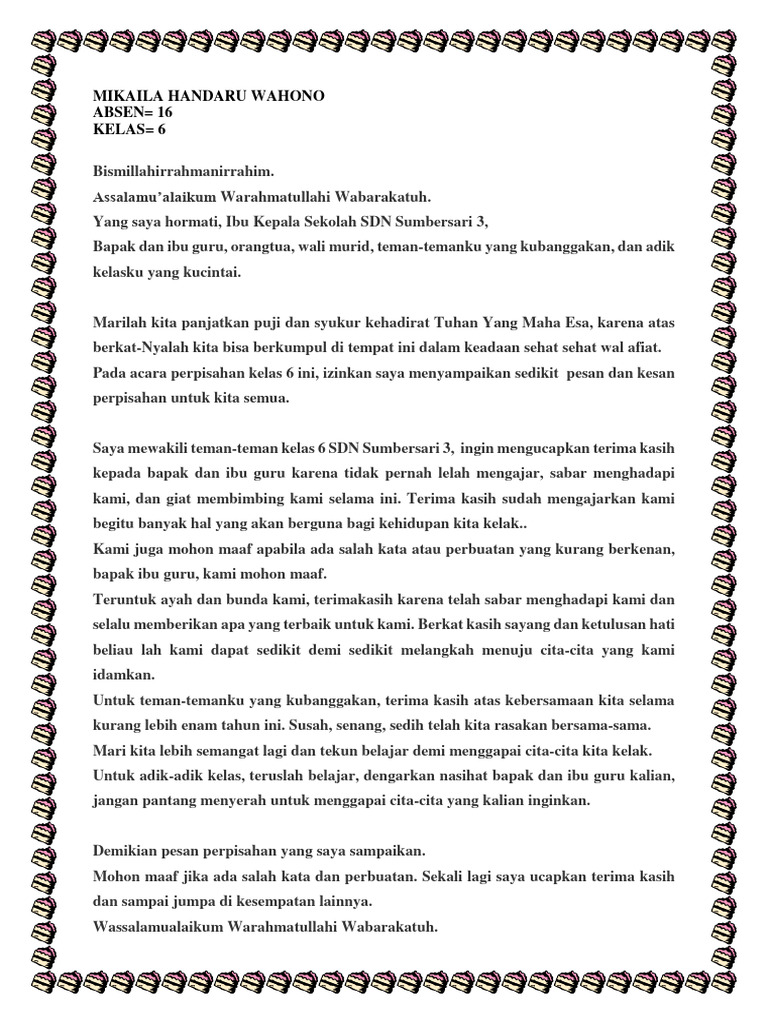 Uprak Pidato Bahasa Indo Bahasa Jawa | PDF