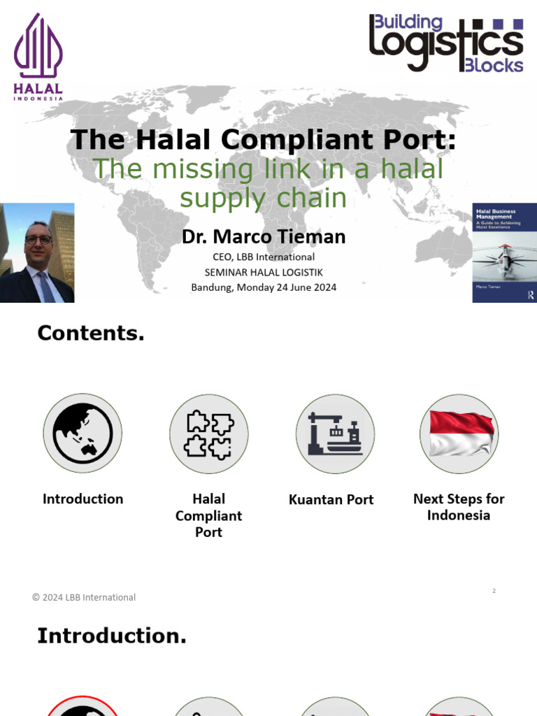 The Halal Compliant Port | PDF | Supply Chain Management | Logistics