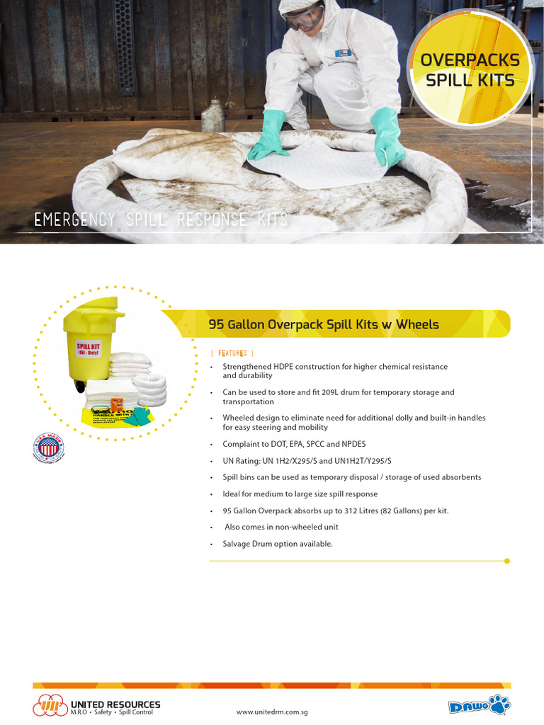 95 Gallon Overpack Spill Kit Ur Spill | PDF | Pollution