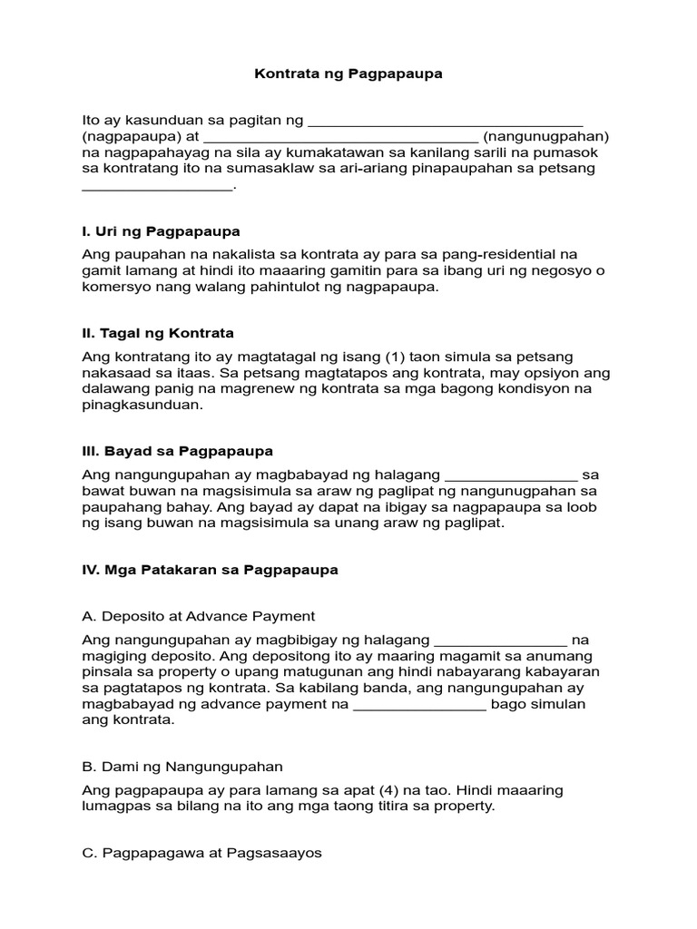 Help Contract | PDF