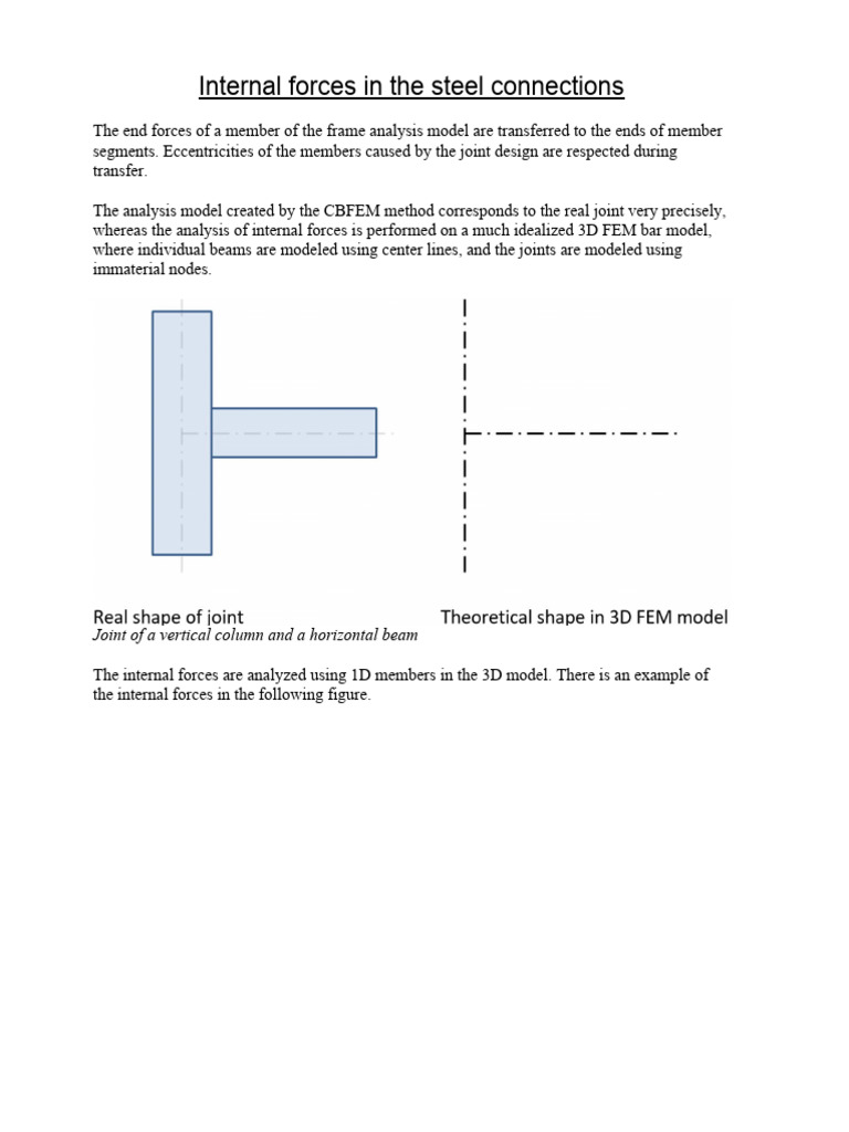 Steel Connection Forces Analysis | PDF | Bending | Beam (Structure)
